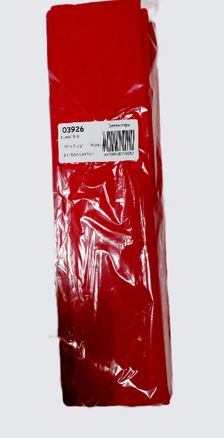 Dennecrepe Flame Red Crepe Paper - 12 Folds Bulk Pack – SalemCandleWorks